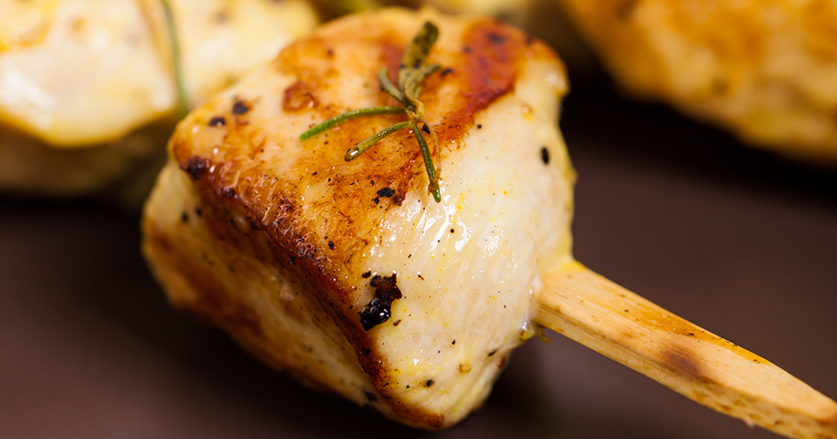 Lemon-Rosemary Chicken Brochettes : ObesityHelp