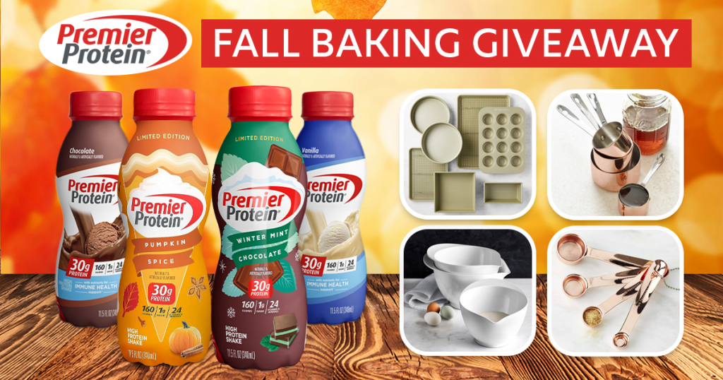 Premier Protein® Fall Baking Giveaway : ObesityHelp