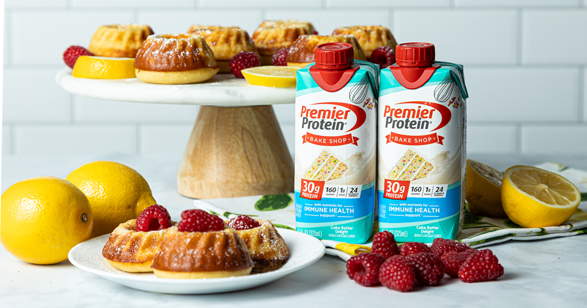 Lemon Mini Cakes - Premier Protein® Recipe : ObesityHelp